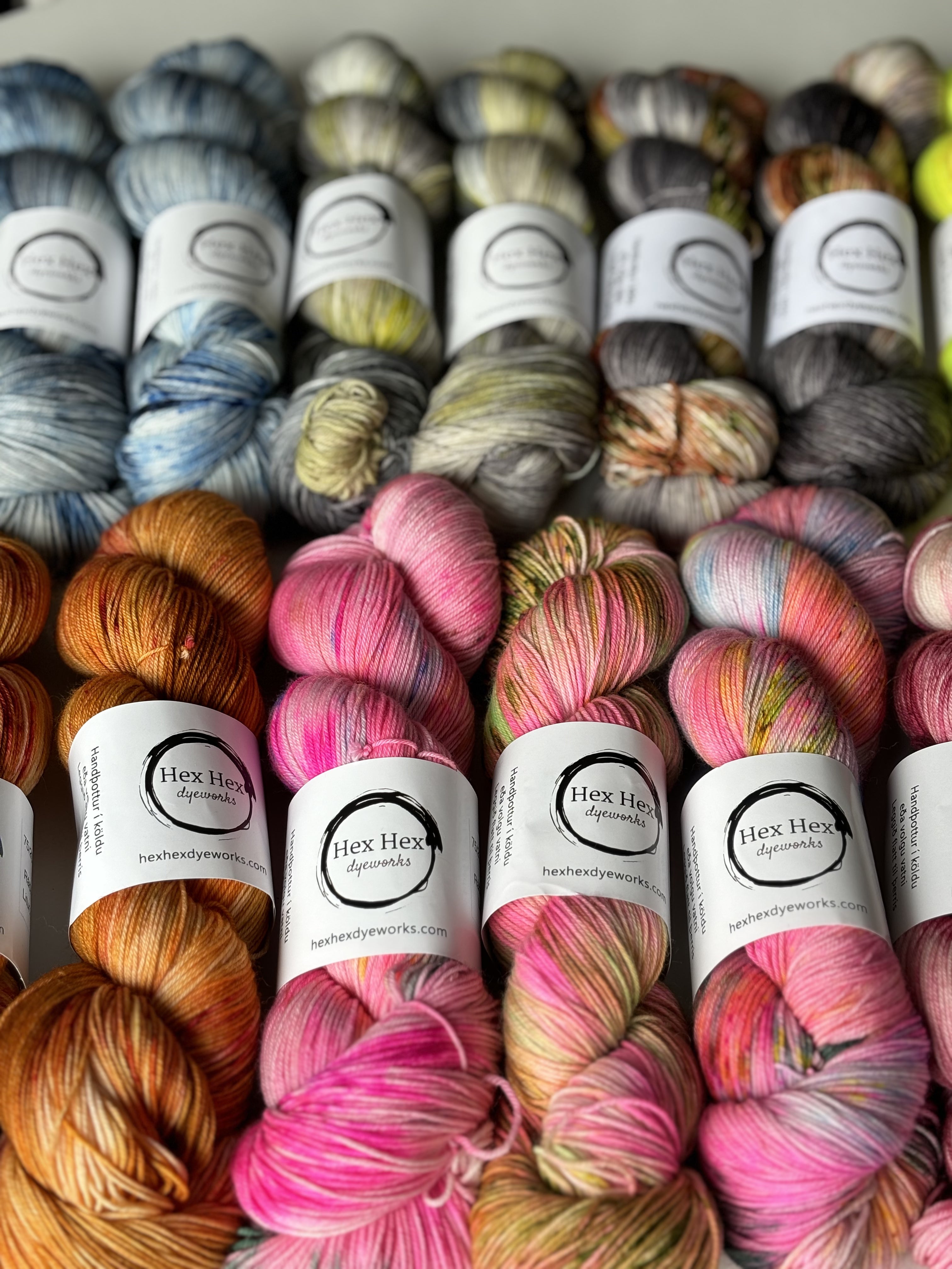 Hex Hex dyeworks merino/nylon – Garn og Gjafir